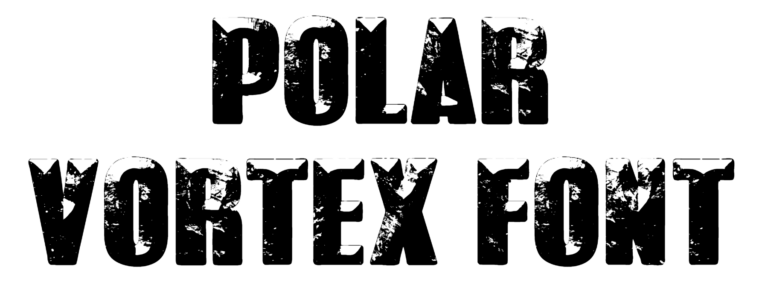 Polar vortex font - Dafont Style