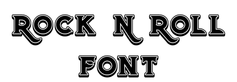 Rock N Roll Font - Dafont Style