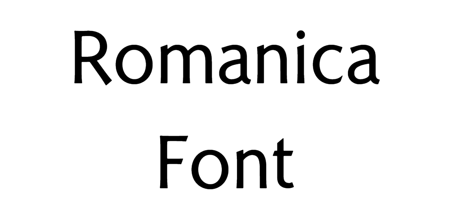 Romanica Font - Dafont Style