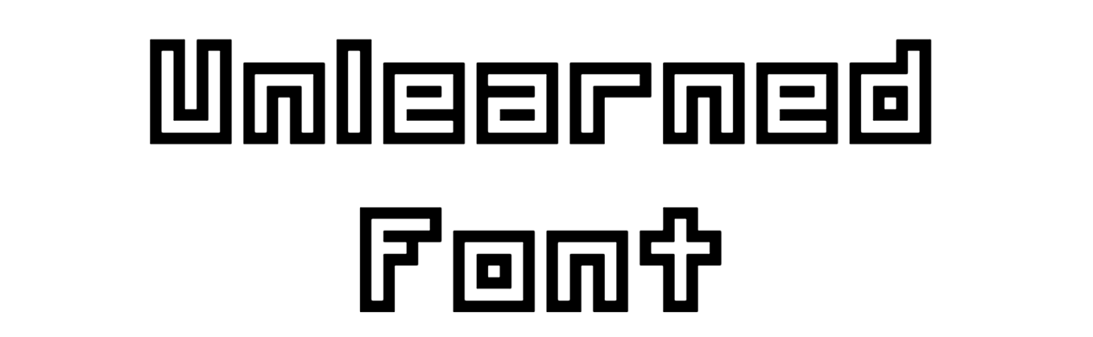 Unlearned Font - DafontStyle