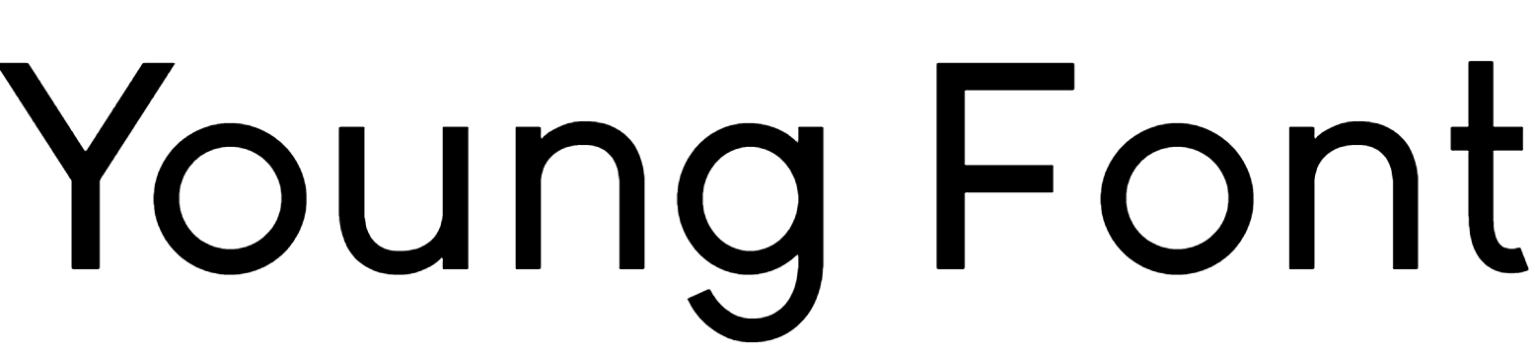 Young Font - Dafont Style