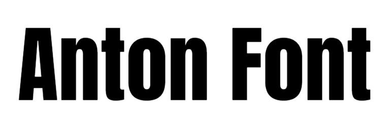 Anton Font - Dafont Style