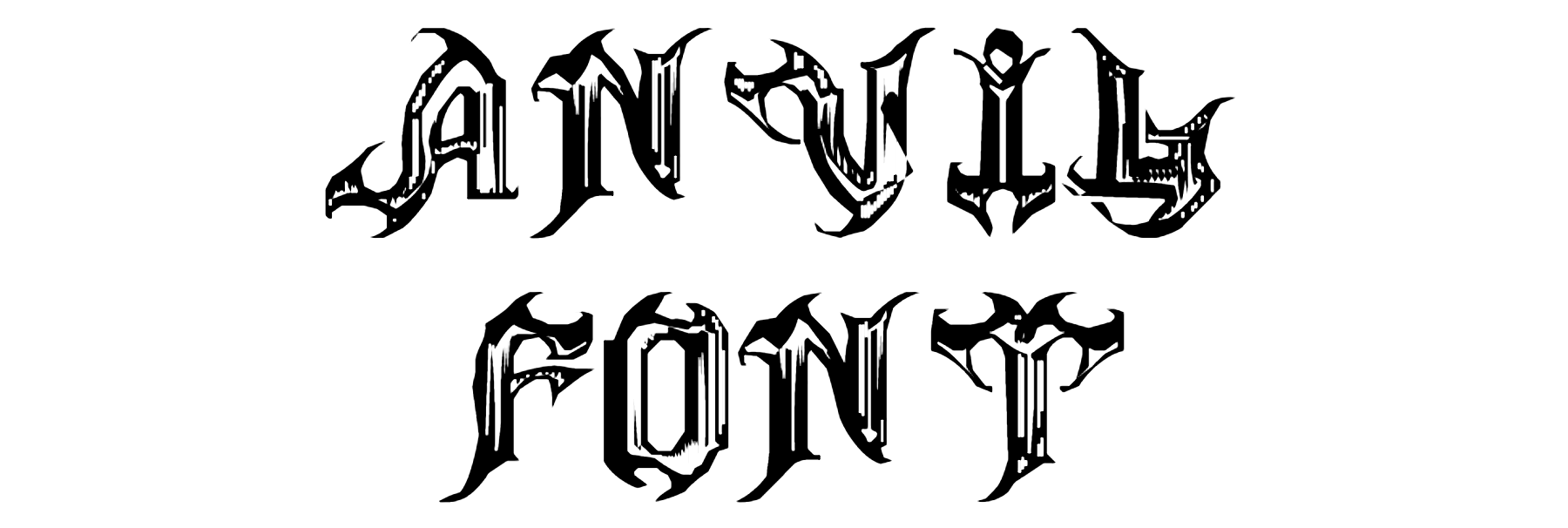 Anvil Font - Dafont Style