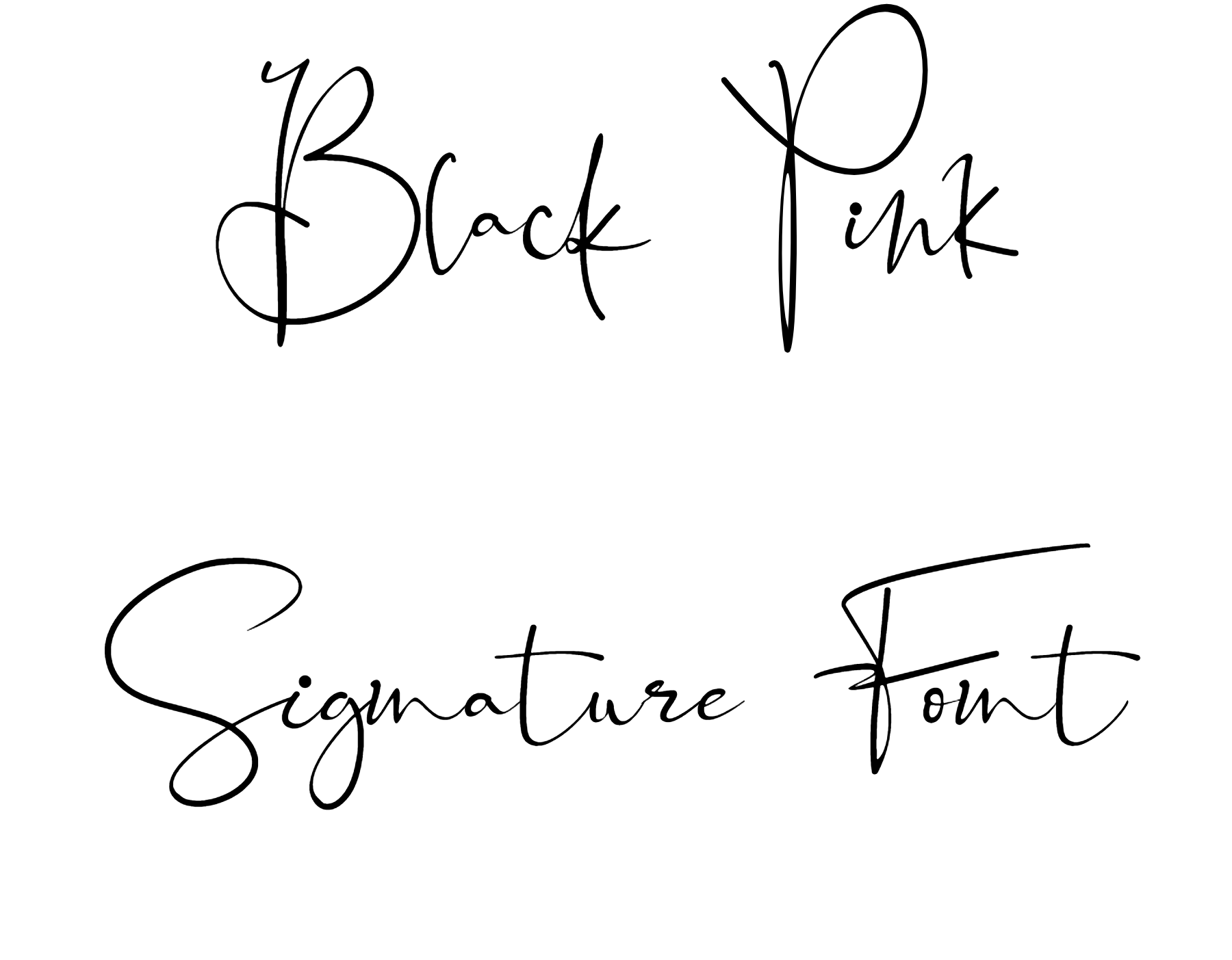 Black Pink Signature Font - Dafont Free Font Black Pink Signature Font - Dafont Free Font