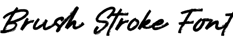 Brush Stroke Font - DafontStyle
