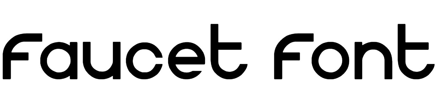 Faucet Font - DafontStyle