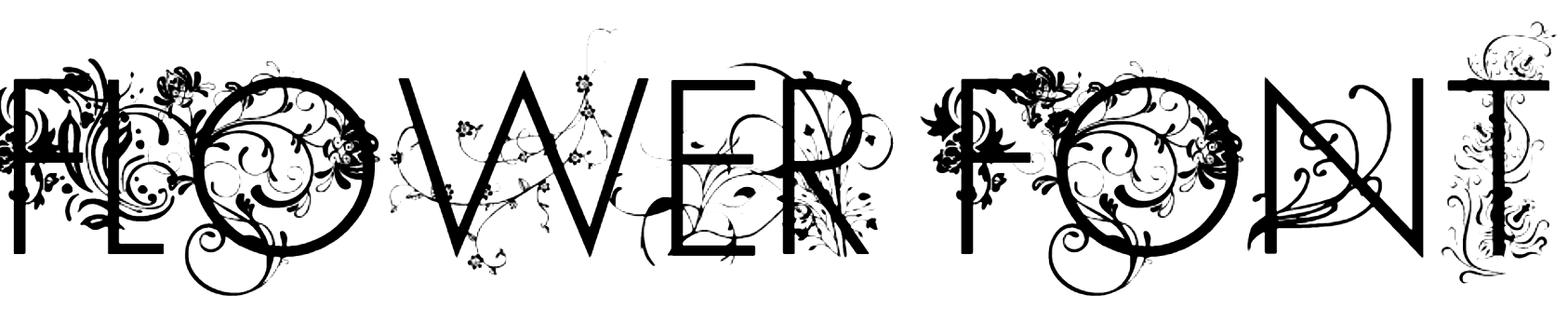 Flower Font - DafontStyle