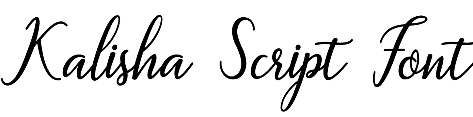 Kalisha Script Font - DafontStyle