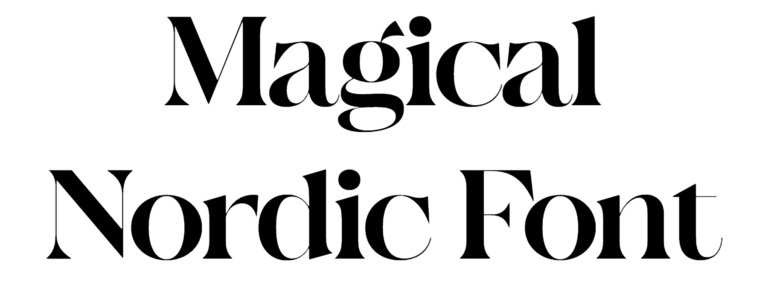 Magical Nordic Font - DafontStyle