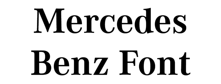 Mercedes Benz Font - DafontStyle