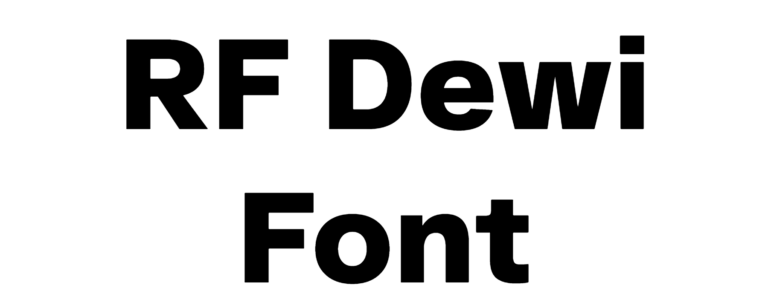 RF Dewi Font | RF Tone Font - DafontStyle