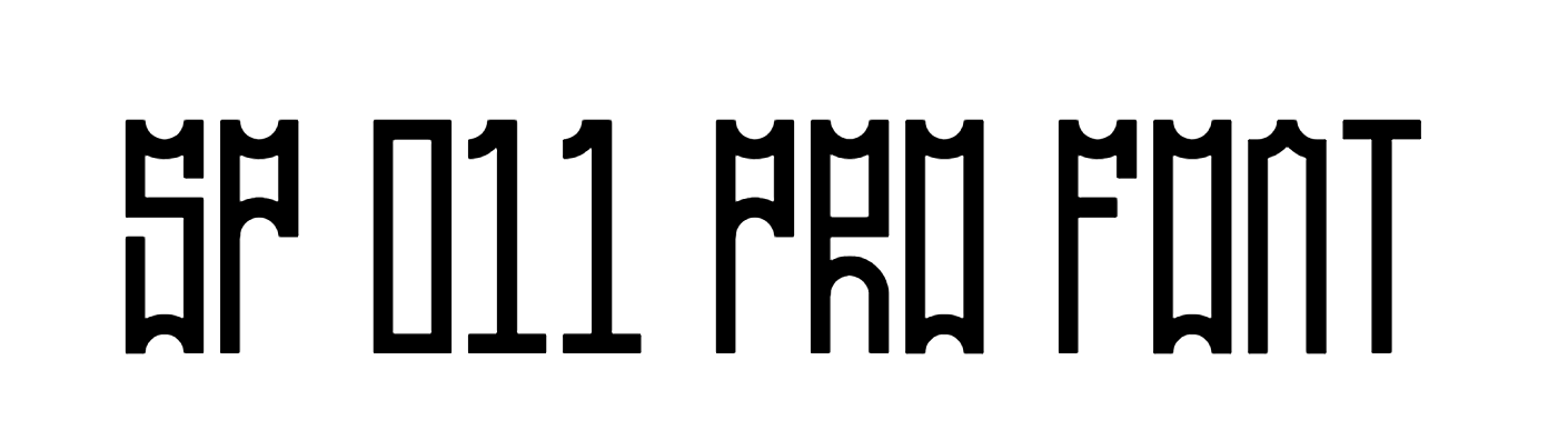 SP 011 Pro Font - Dafont Style