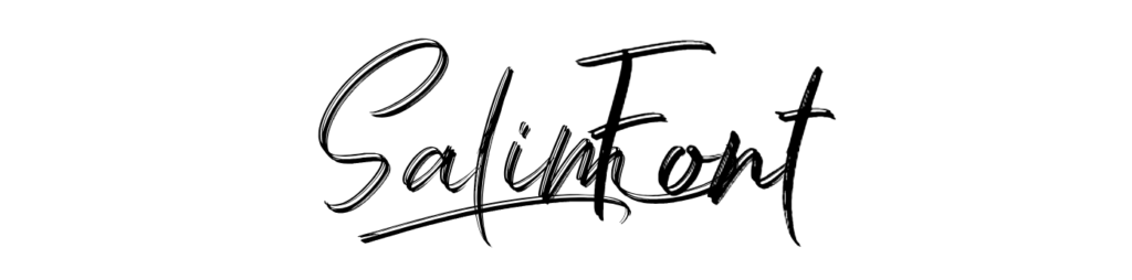 Salim Font - Dafont Style