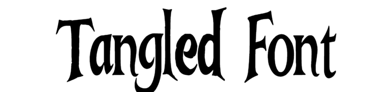 Tangled Font - Dafont Style