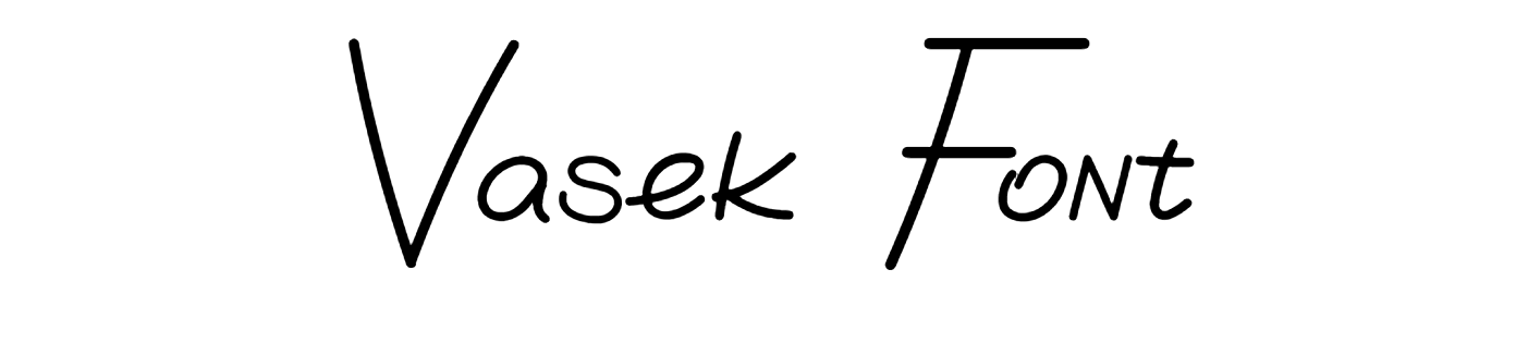 Vasek Font - Dafont Style