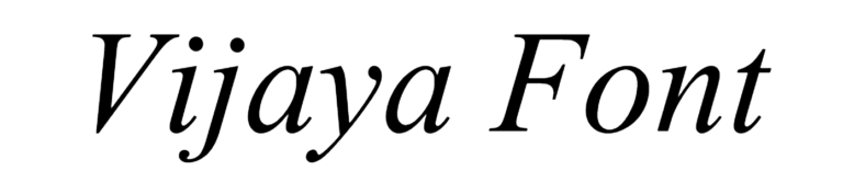 Vijaya Font - DafontStyle