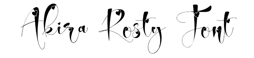 Akira Rosty Font - Dafont Style