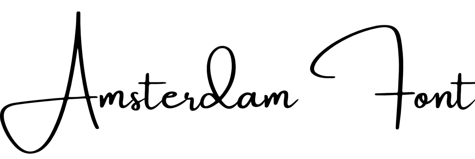 Amsterdam Script Font - DafontStyle