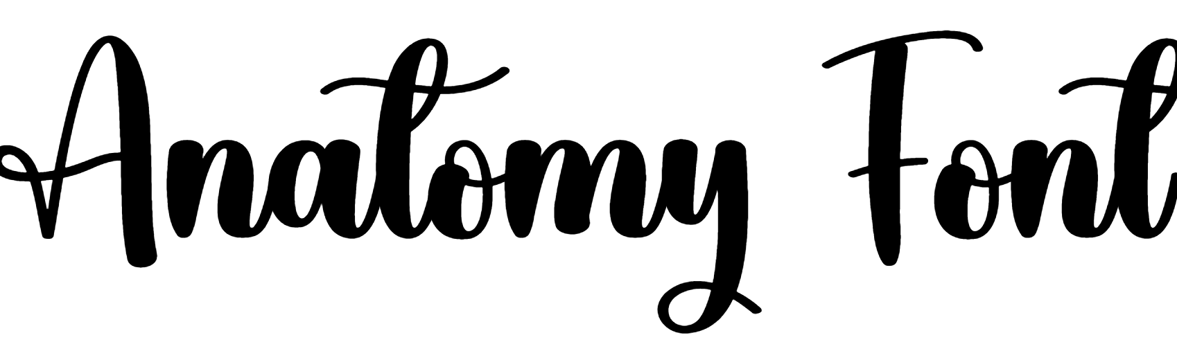 Anatomy Font - Dafont Style