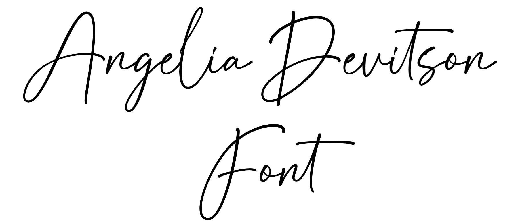Angelia Devitson Font - DafontStyle