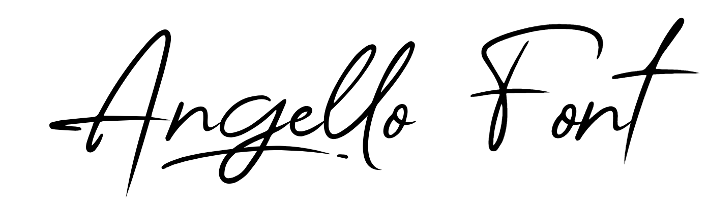 Angello Font - Dafont Style