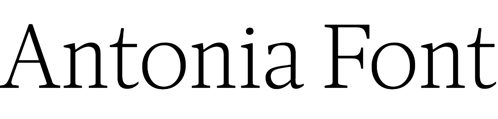 Antonia Font - DafontStyle