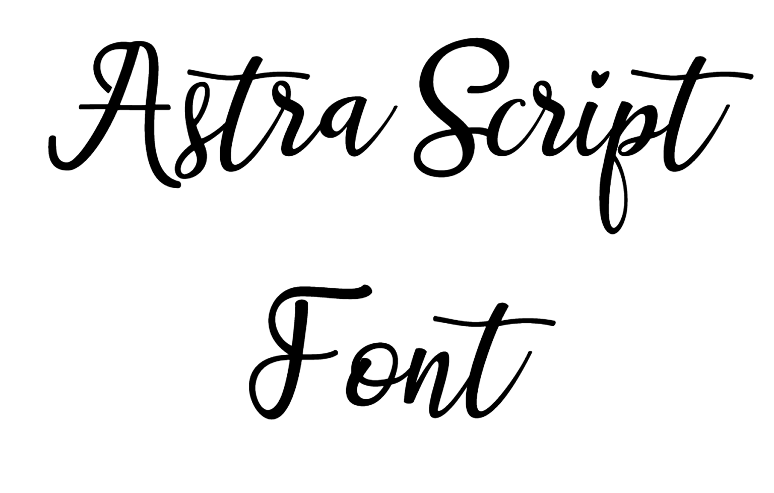Astra Script Font - dafont style