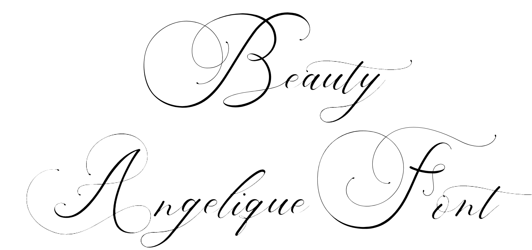 Beauty Angelique Font
