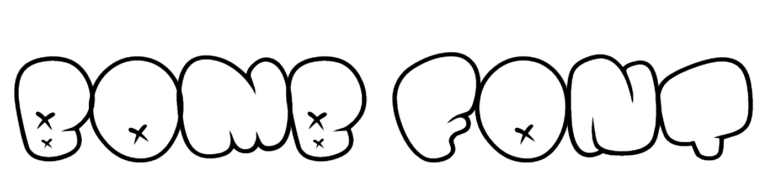 Bomb Font - Dafont Style
