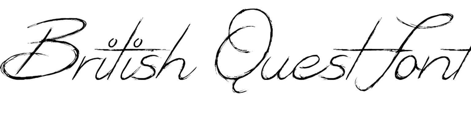 British Quest Font - Dafont Style