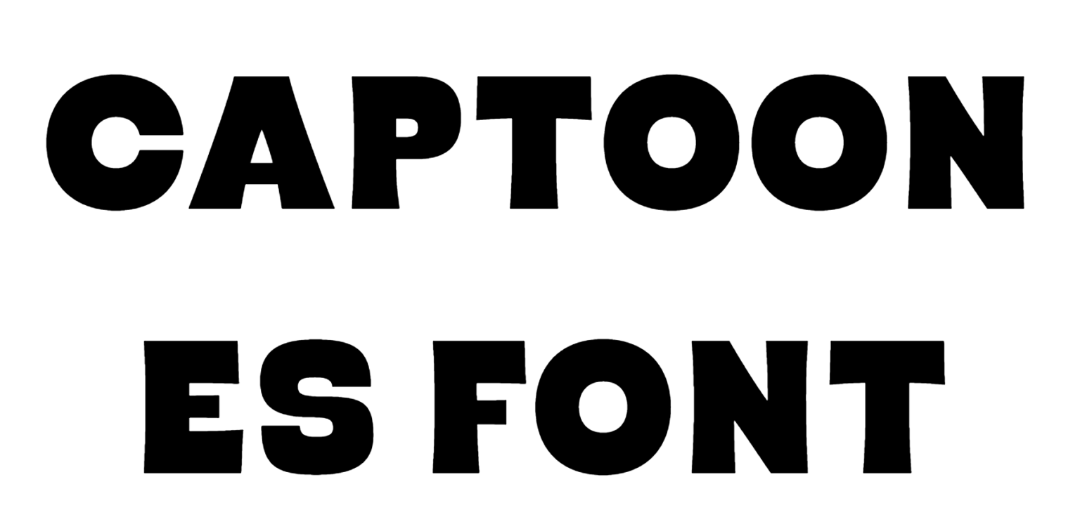 Captoon ES Font - Dafont Style