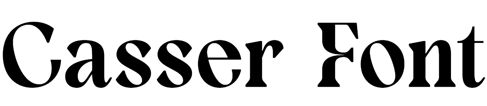 Casser Font - Dafont Style