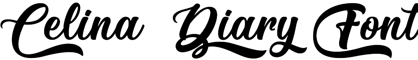 Celina Diary Font - Dafont Style