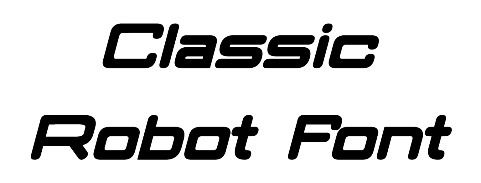 Classic Robot Font - DafontStyle