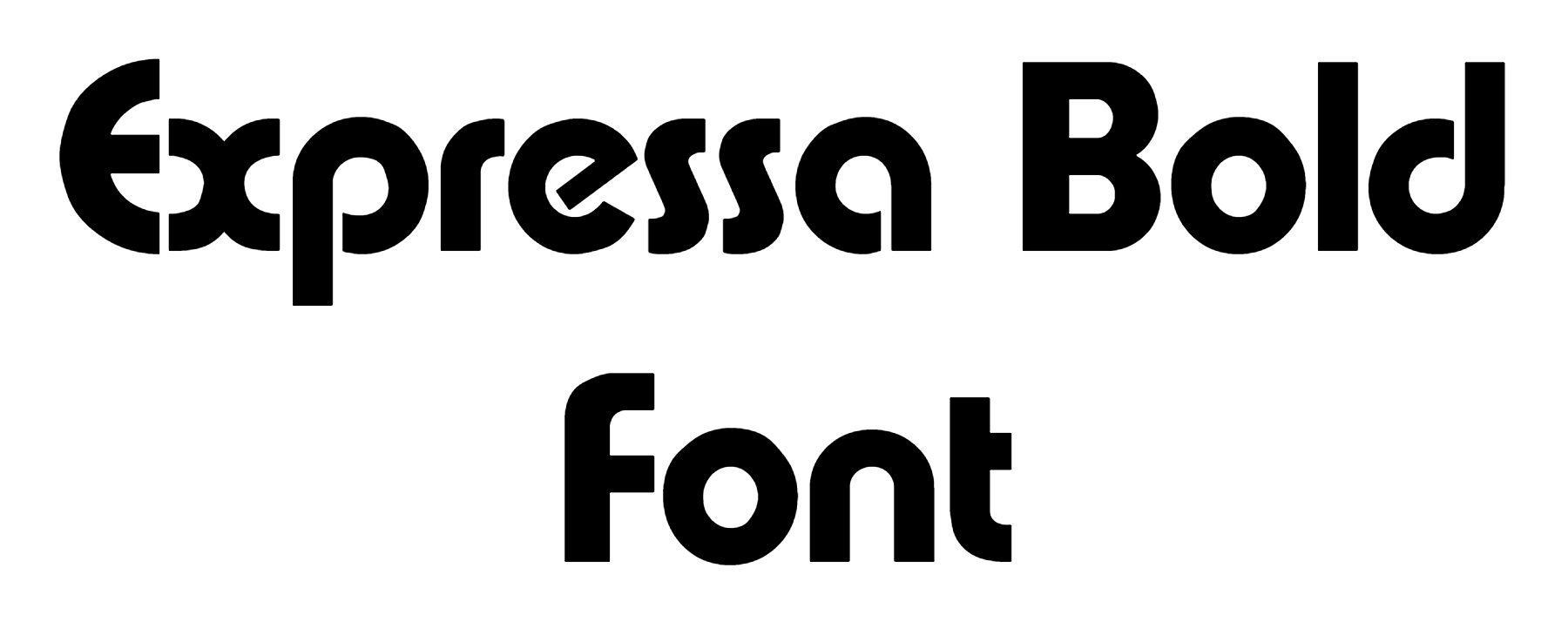Expressa Bold Font - DafontStyle