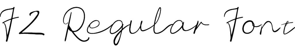 F2 Regular Font - Dafont Style