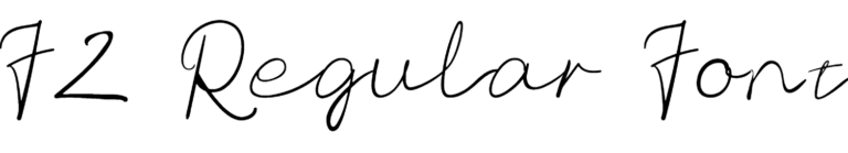 F2 Regular Font - Dafont Style