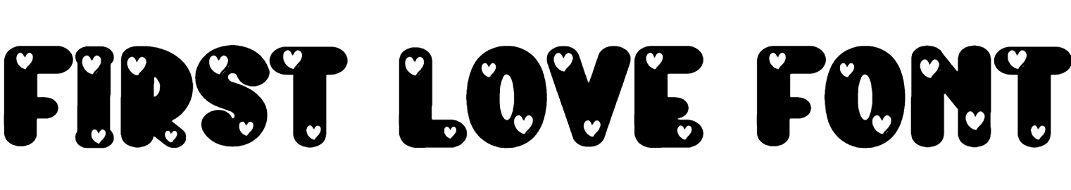 First Love Font - Dafont Style