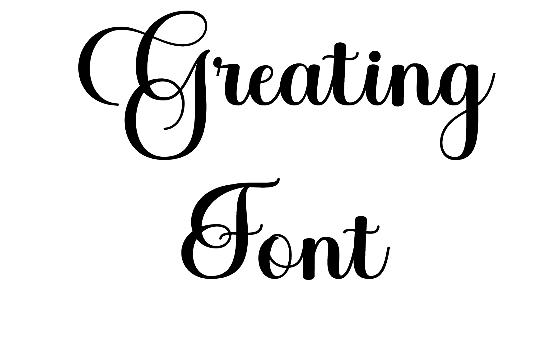 Greating Font - Dafont Style