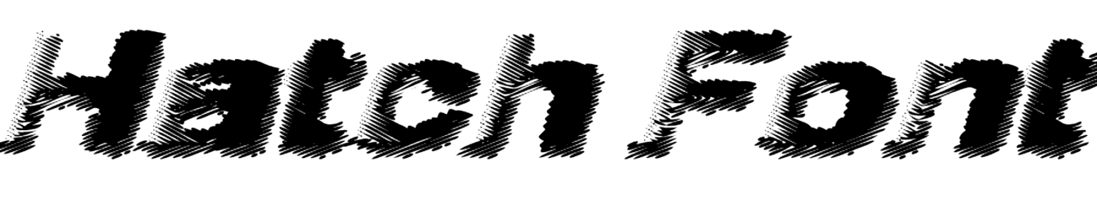 Hatch Font - DafontStyle