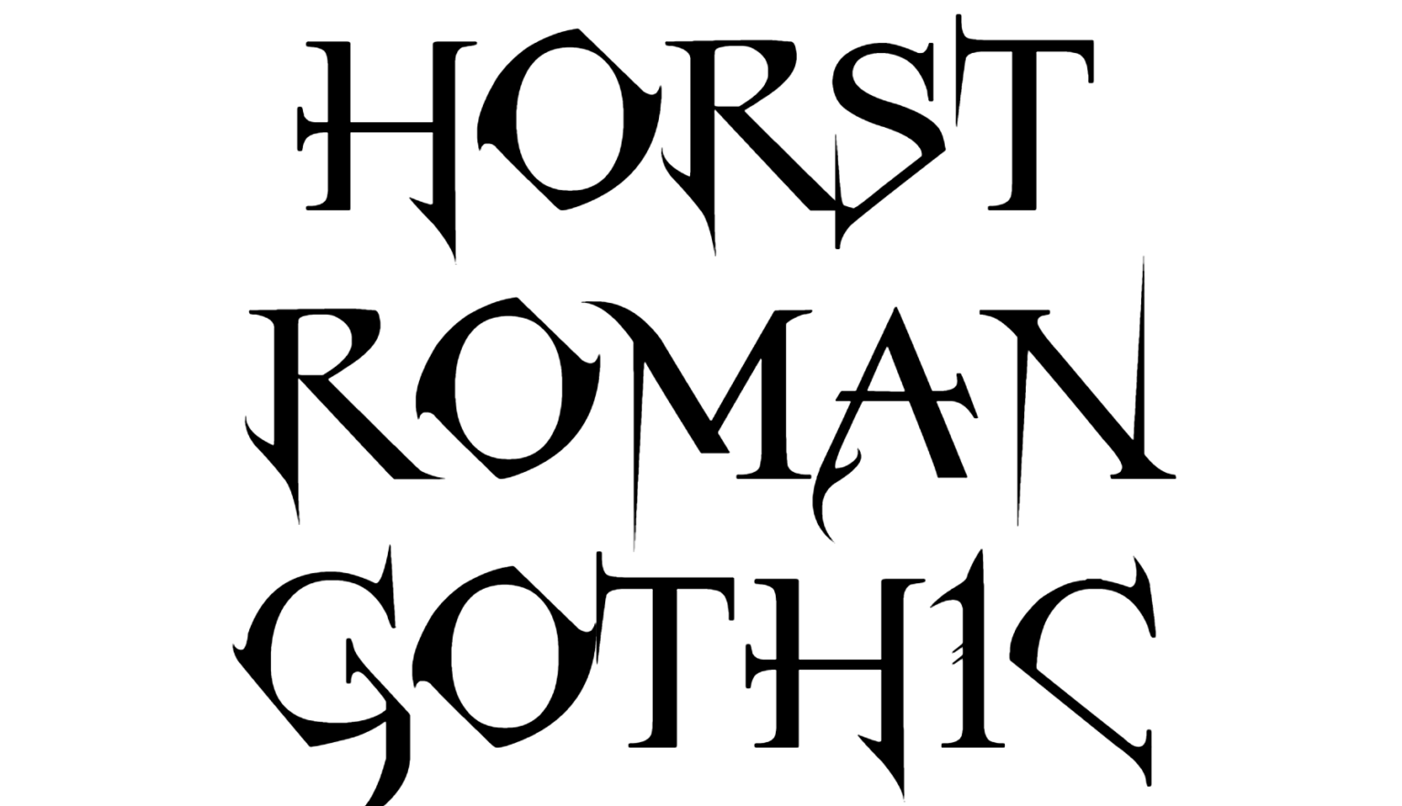 Horst Roman Font - Dafont Style