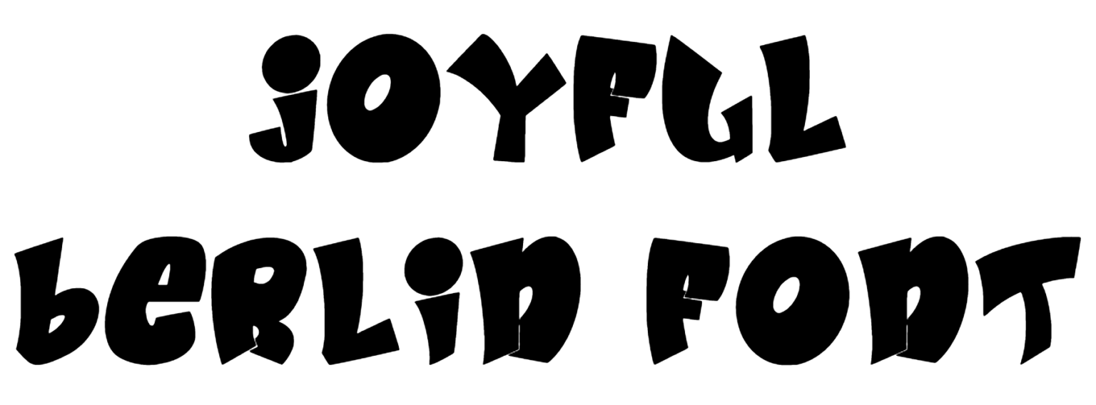 Joyful Berlin Font - Dafont Style