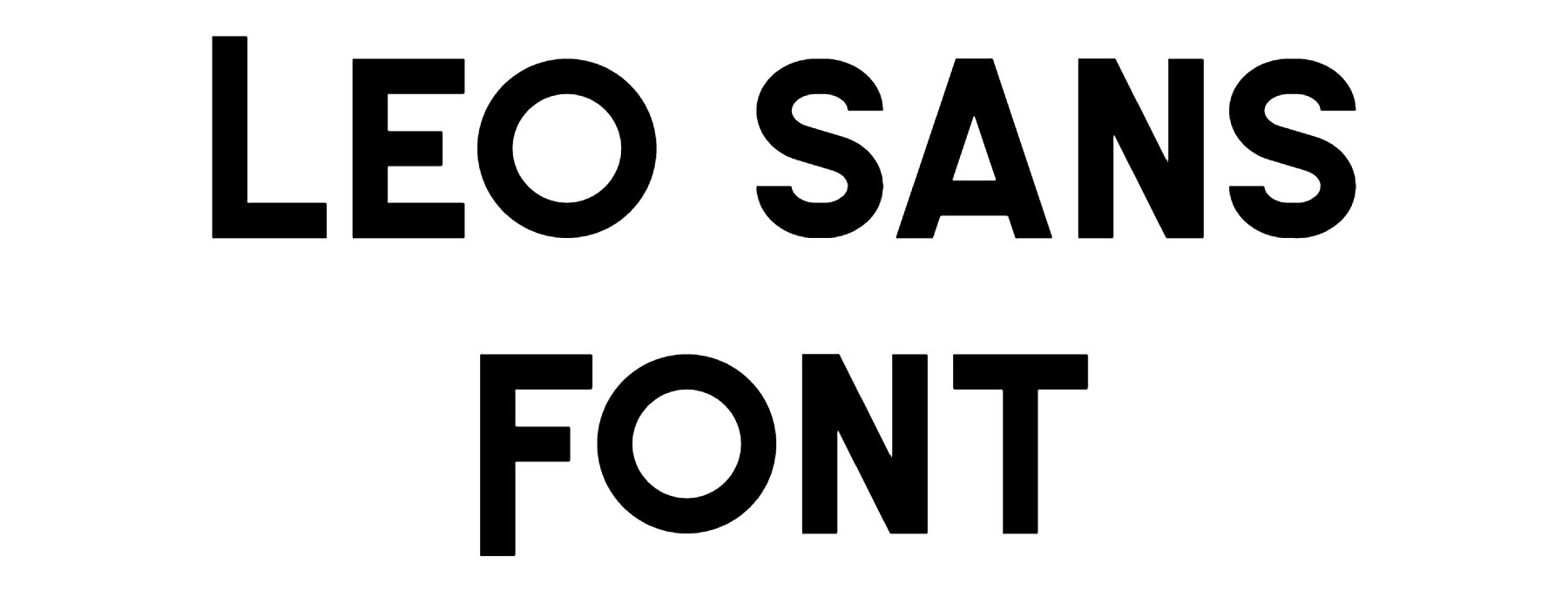 Leo Sans Font - dafont style
