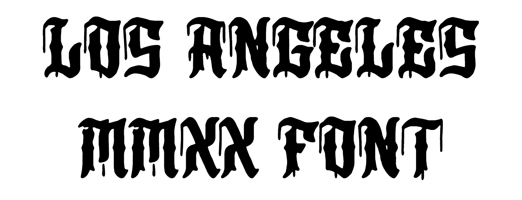 Los Angeles MMXX Font - DafontStyle