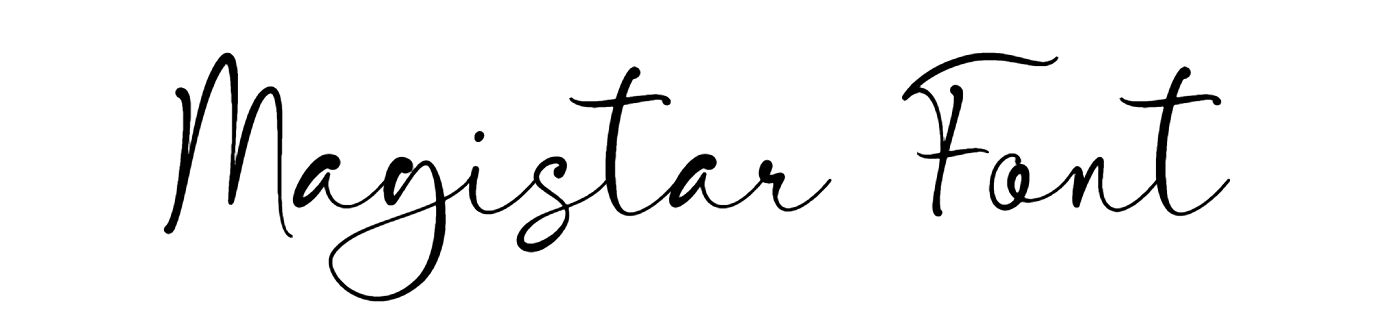 Magistar Font - Dafont Style