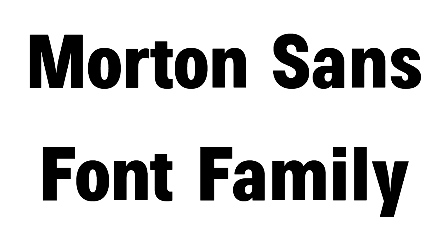 Morton Sans Font - Dafont Style