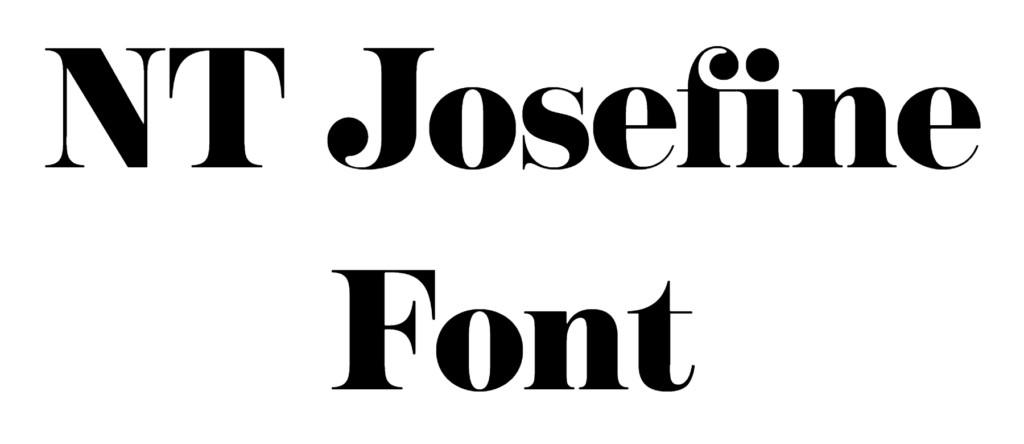 NT Josefine Font - Dafont Style