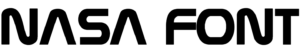 Nasa Font - Dafont Style