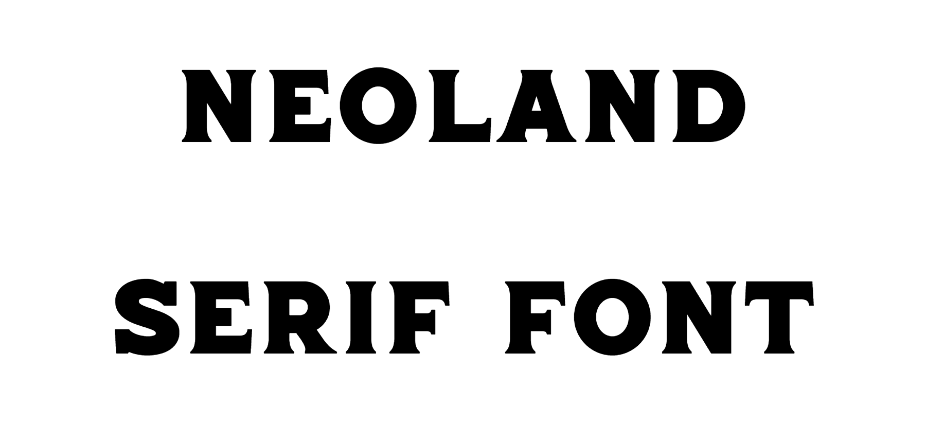 Neoland Serif Font - Dafont Style
