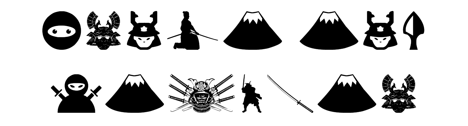 Ninja and Samurai Font - Dafont Style